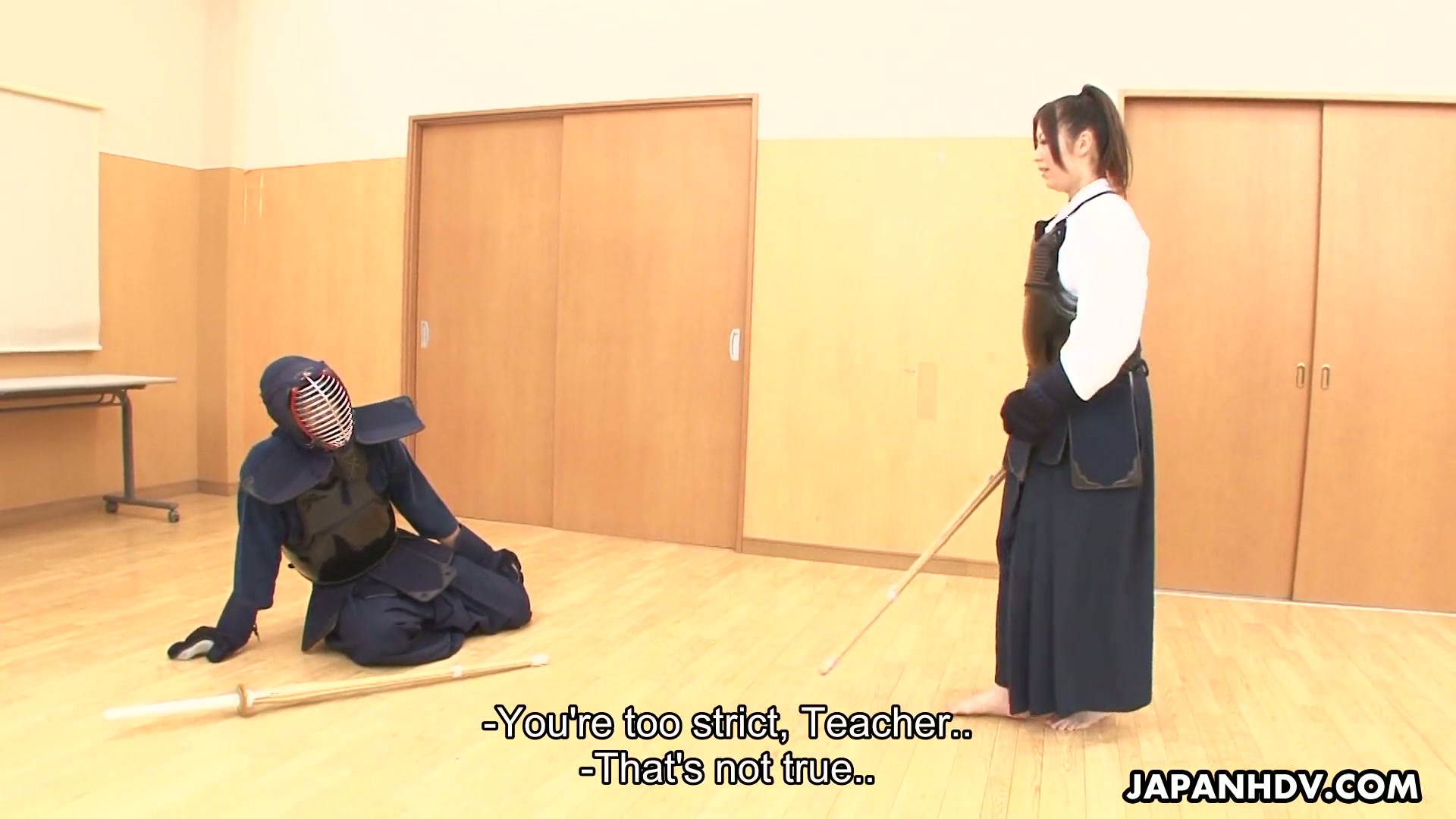 Female Kendo Sensei Jun Sena Gets Fucked By Her Disciples After Training 6778
